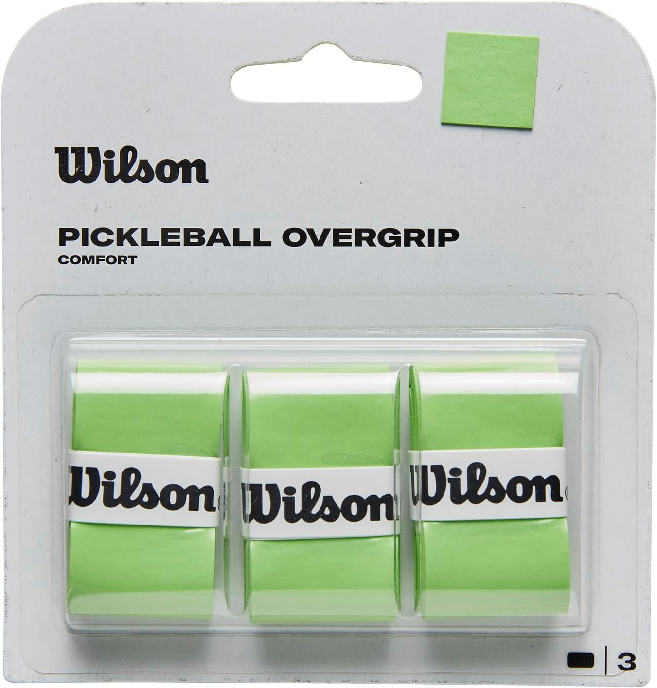 Amazon.com : WILSON Pickleball Paddle Overgrip - 3 Pack, Green : Sports ...