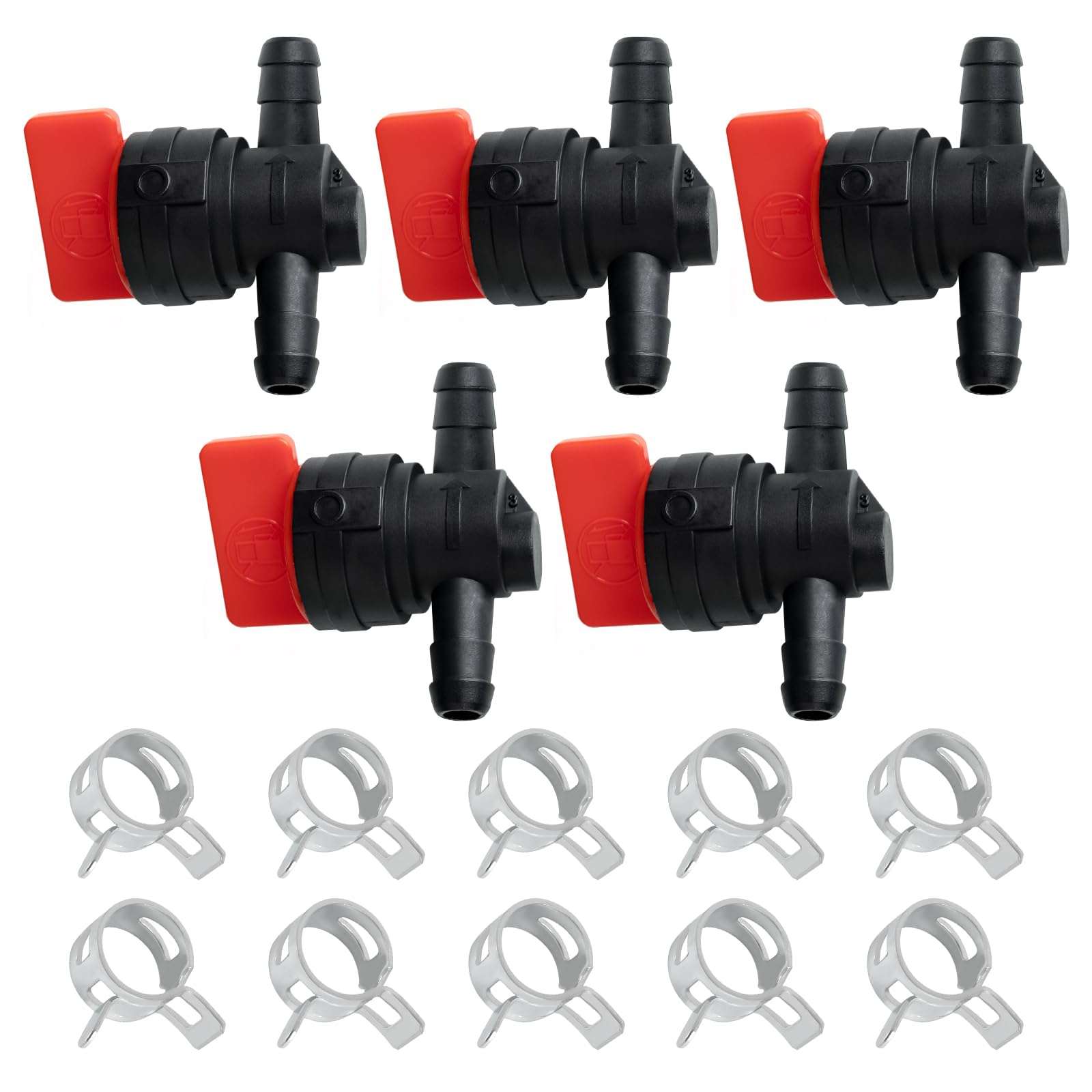 Snapklik.com : Fuel Shut Off Valve For Mower - 1/4" Fuel Cut Off Valve ...