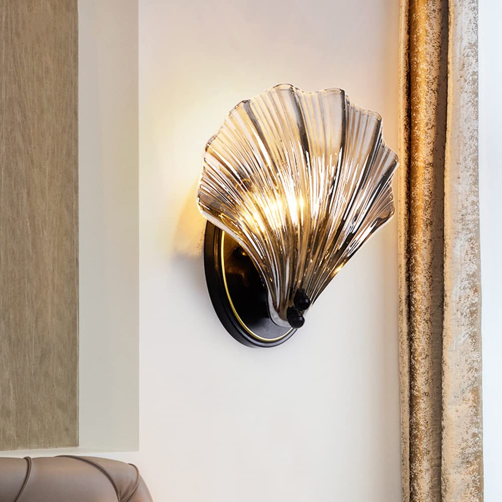 Sea Shell Bath Lighting Vintage Pearlized Capiz Sea Shell Herringbone