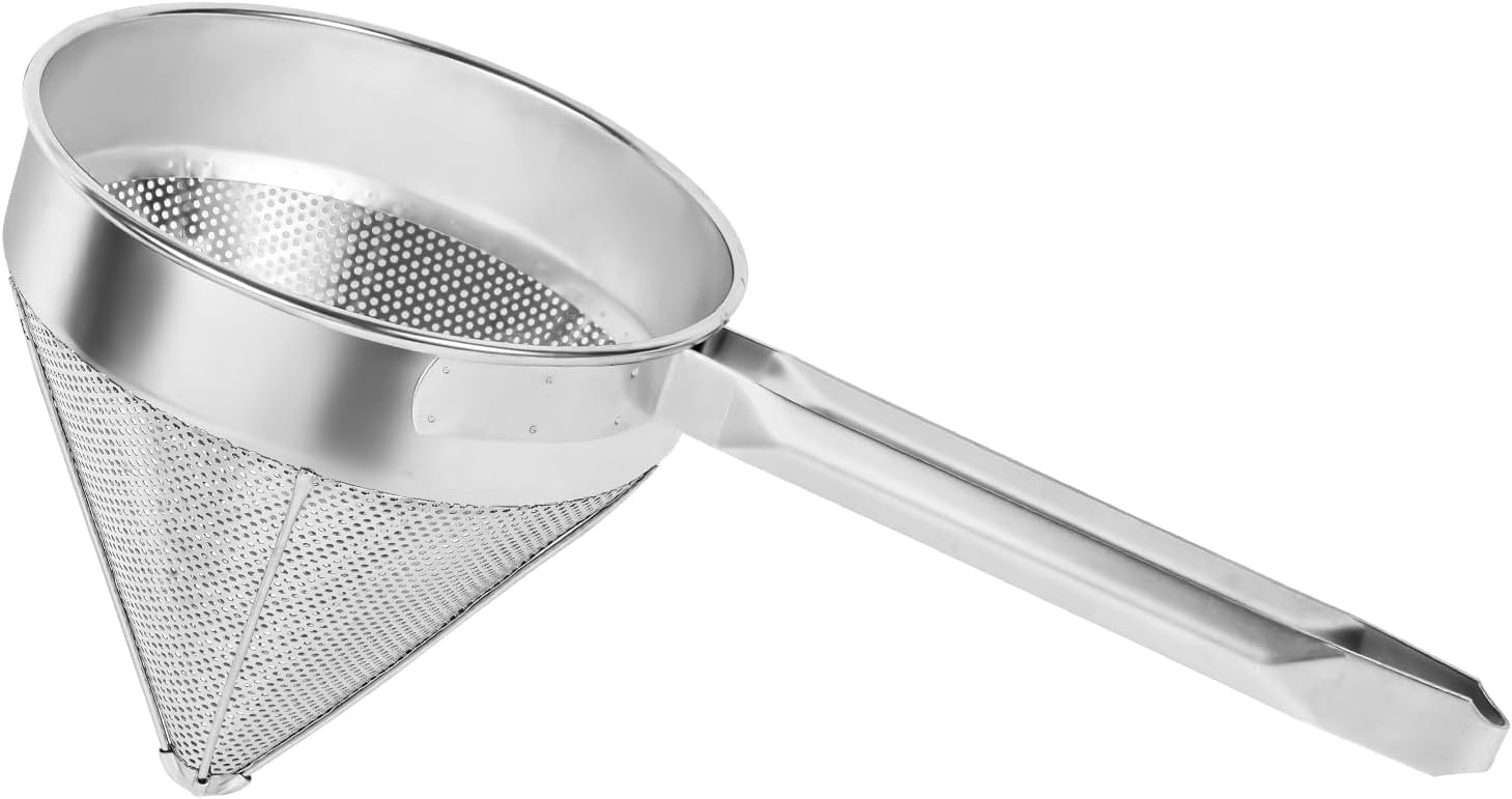 Amazon.com: Winco China Cap Strainer, 12-Inch Diameter, Fine Mesh, Medium, Stainless Steel: Food ...