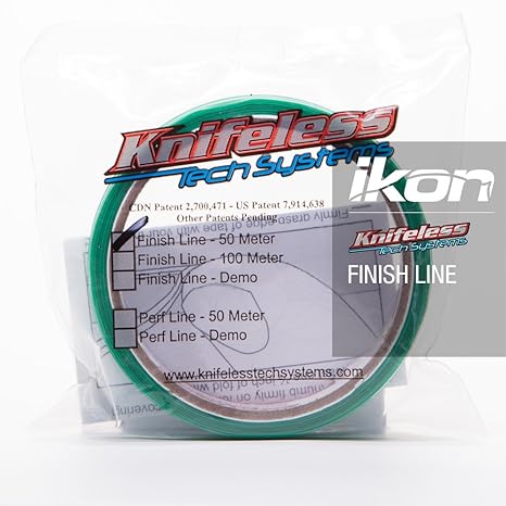 Amazon.com: Knife Less Finish Line Vinyl Wrap Cutting Tape 50m Roll ...