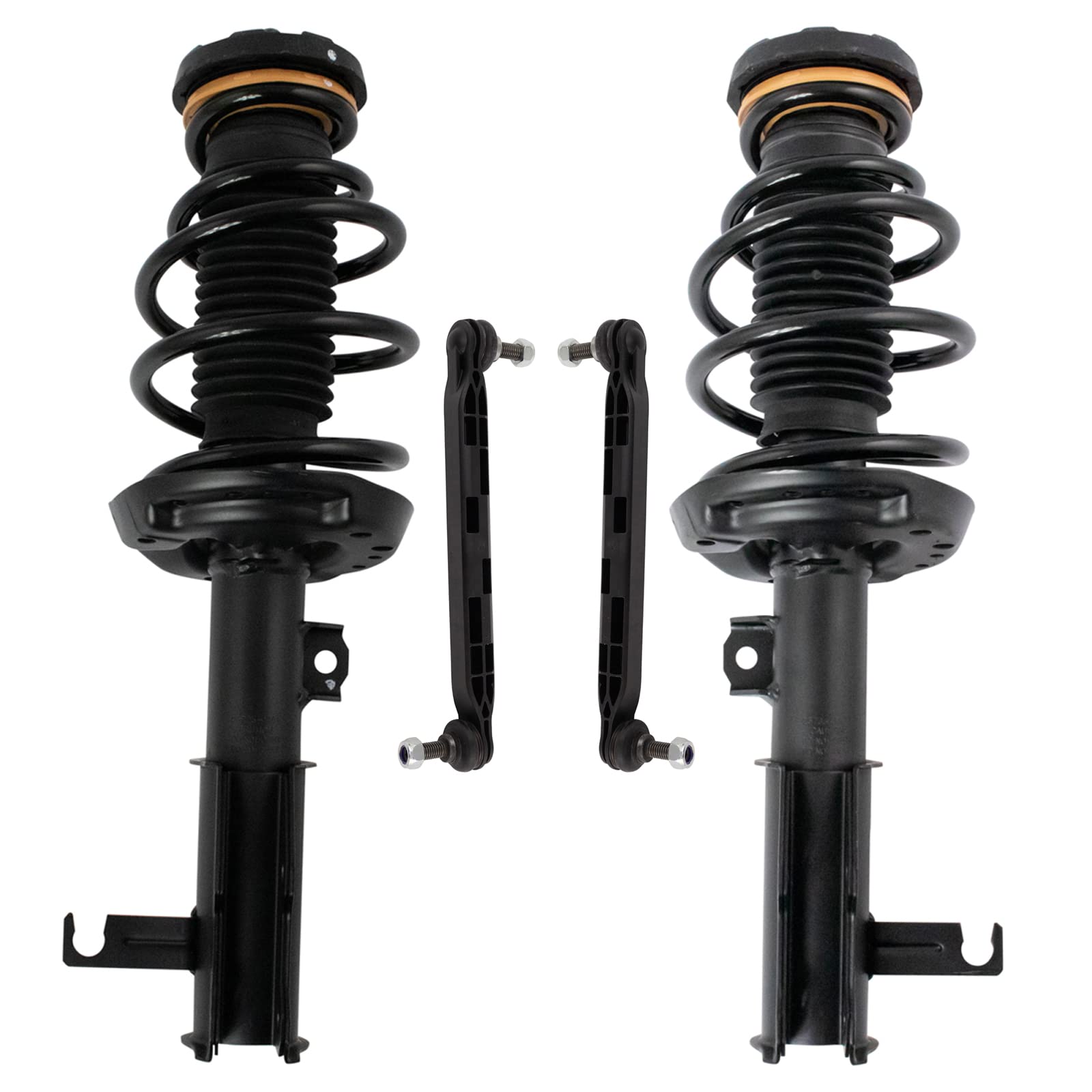 Amazon.com: TRQ Front Suspension Kit Complete Strut & Coil Spring ...