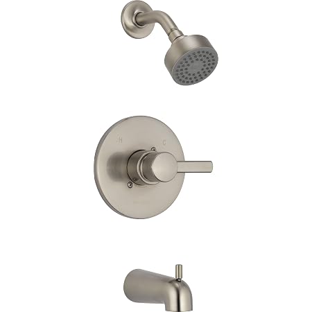 Peerless PTT188792-BN Apex, Tub Shower Trim Kit, Brushed Nickel ...
