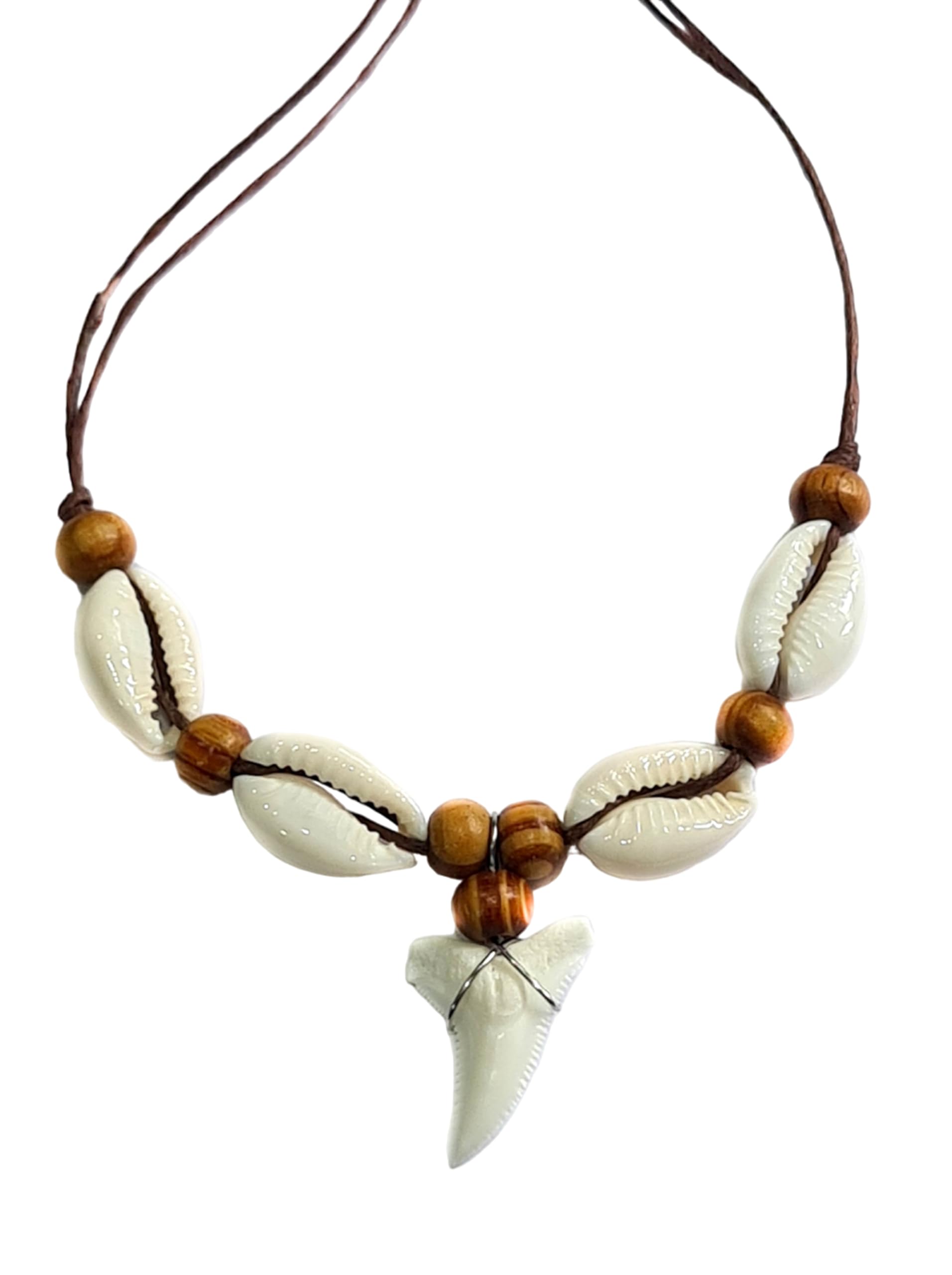 Swimmi Shark Tooth Necklace, Genuine Mako Shark Tooth Necklace for Men ...