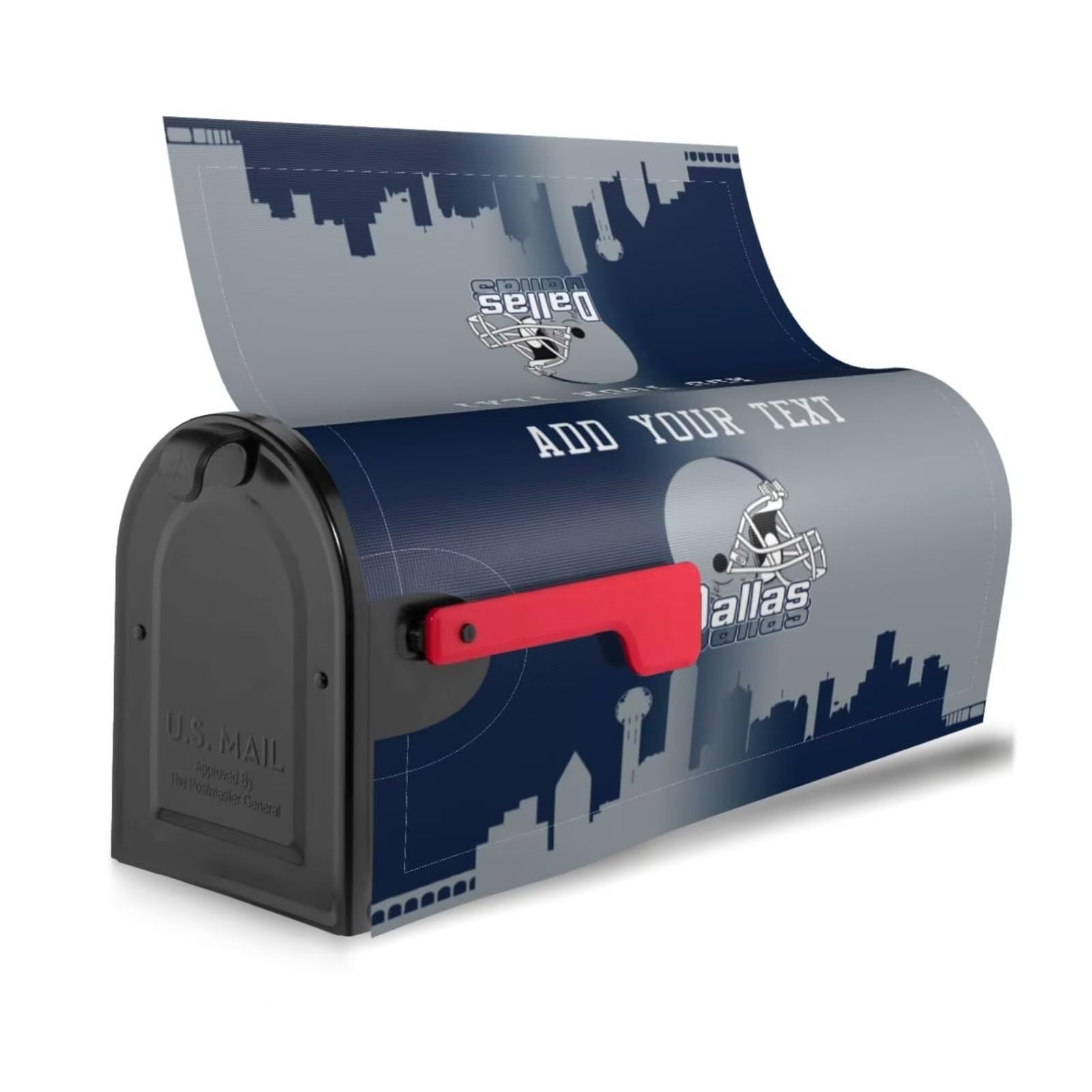 Amazon.com: HUGXINAN Mailbox Cover Magnetic Standard Size - Dallas ...
