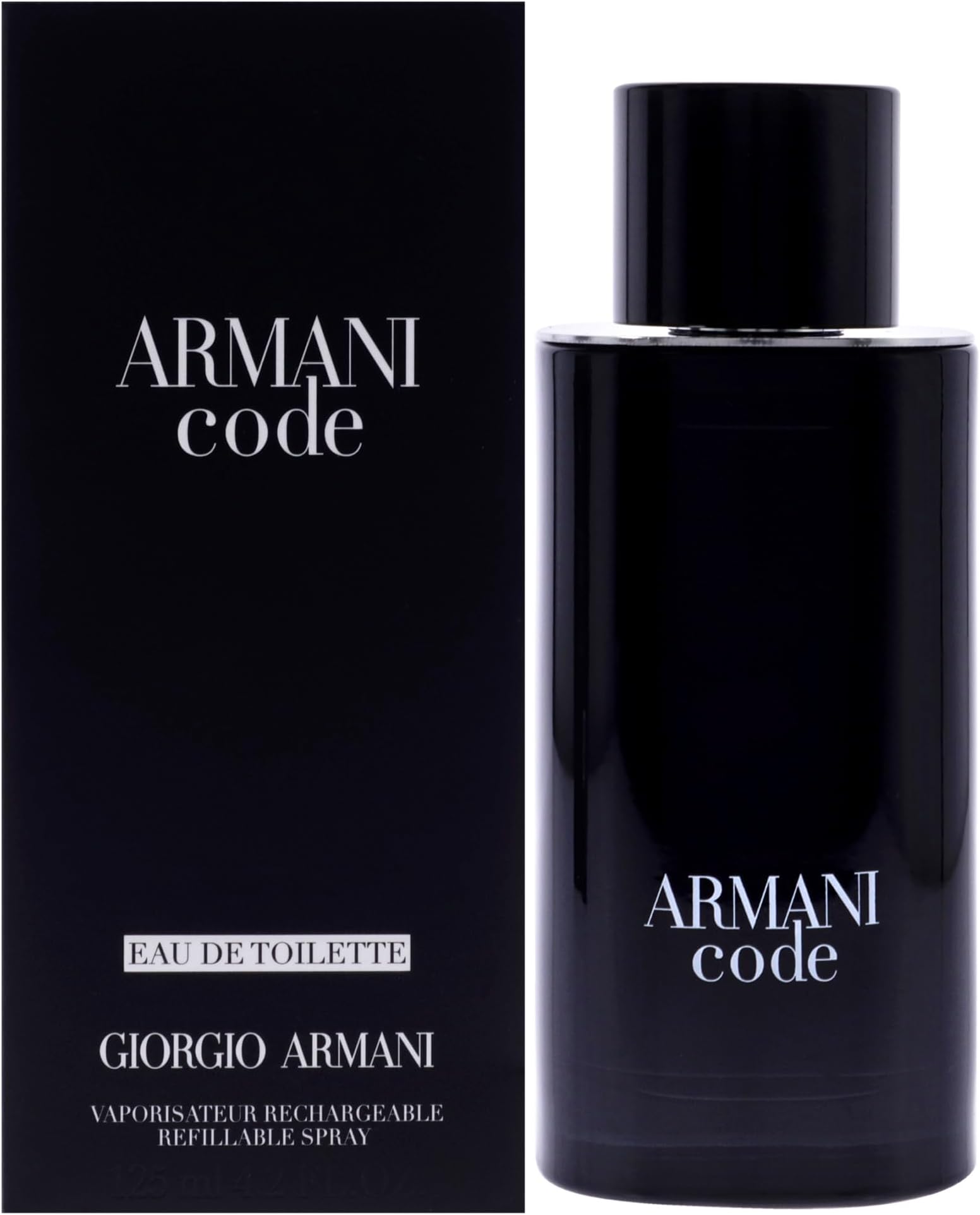 Amazon.com : GIORGIO ARMANI Code Parfum - Refillable for Men - 4.2 oz ...