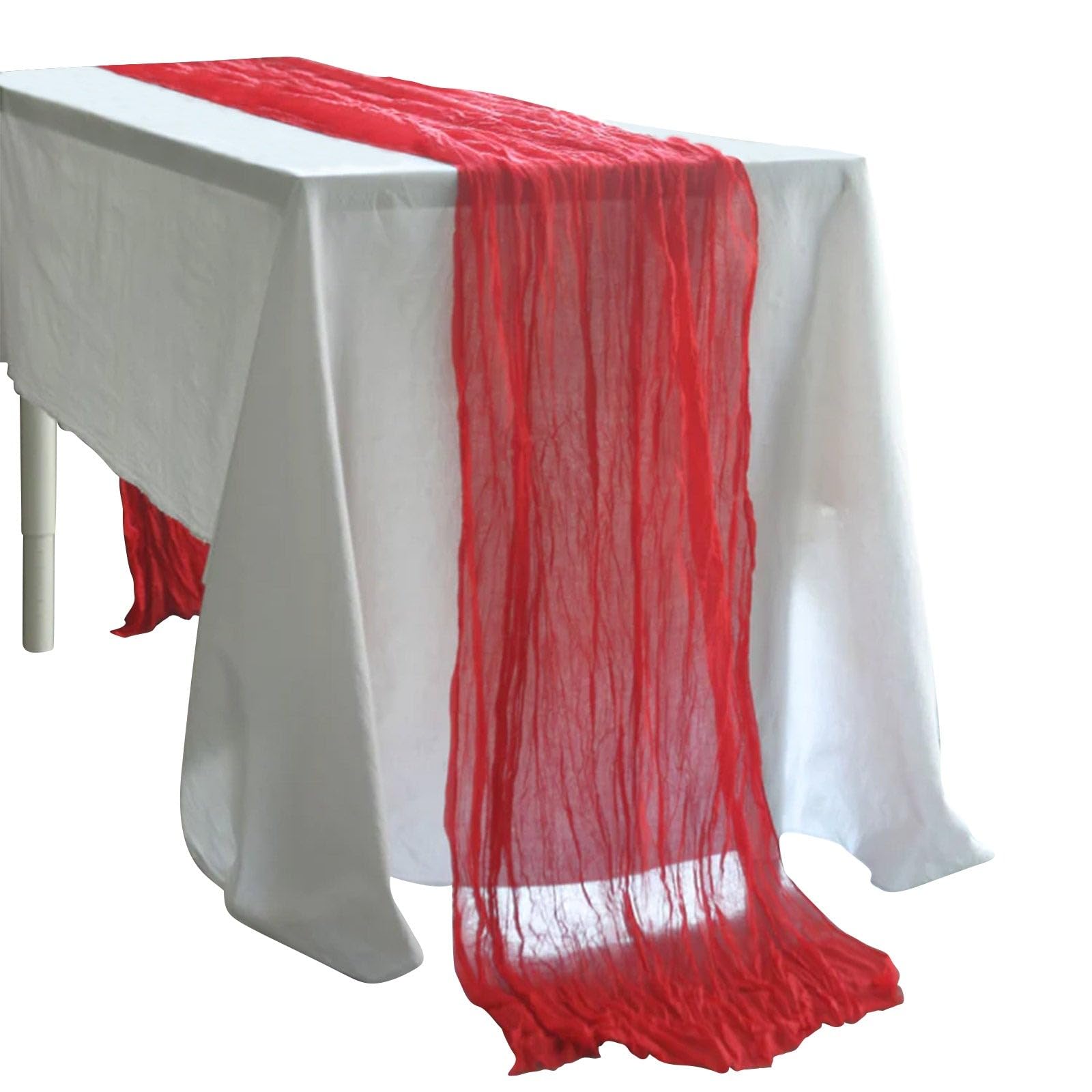Amazon.com: Balsa Circle 10 feet Red Cotton Cheesecloth Gauze Extra ...