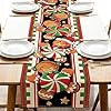 Amazon.com: Seliem Christmas Gingerbread Man Table Runner, Xmas ...