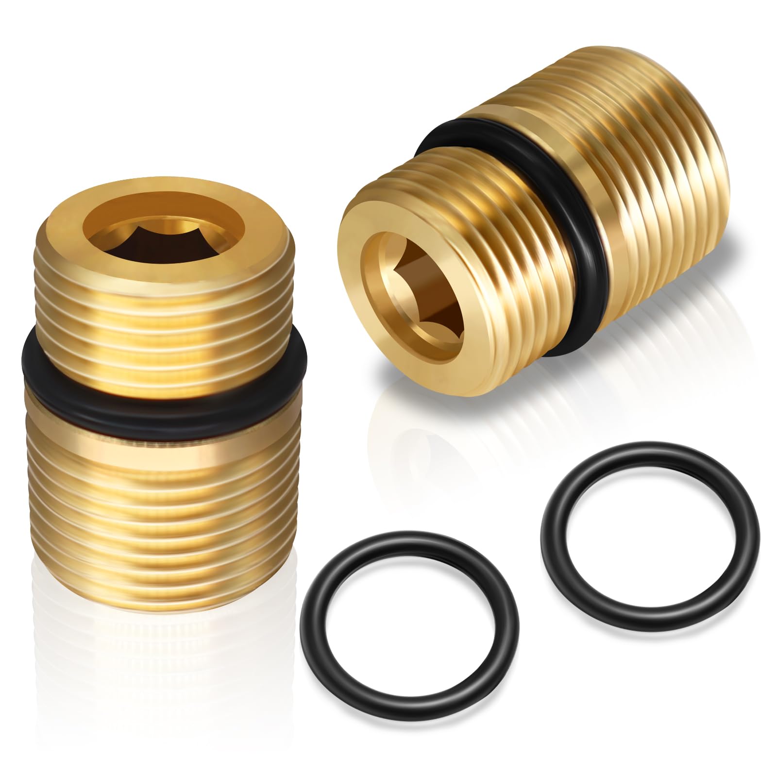 Amazon.com: Boltigen 2pcs M20 to M22 Water outlet Fittings, Brass M20 ...