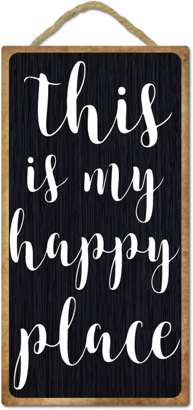 Amazon.com: Honey Dew Gifts, This is My Happy Place, 12 inch by 9 inch ...