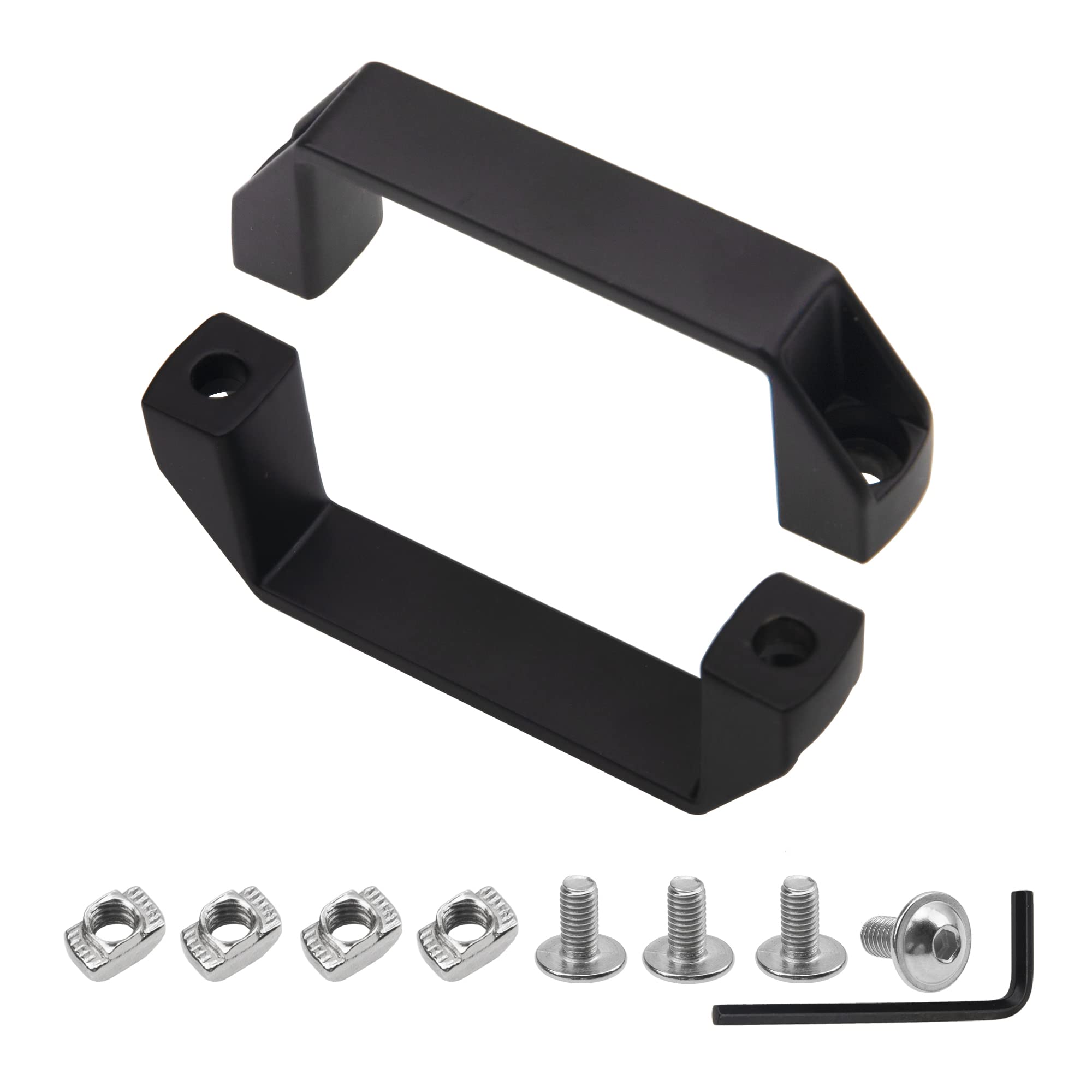 Amazon.com: Rrina 2Pcs Aluminium Alloy Rectangular Pull Handle for 20 ...