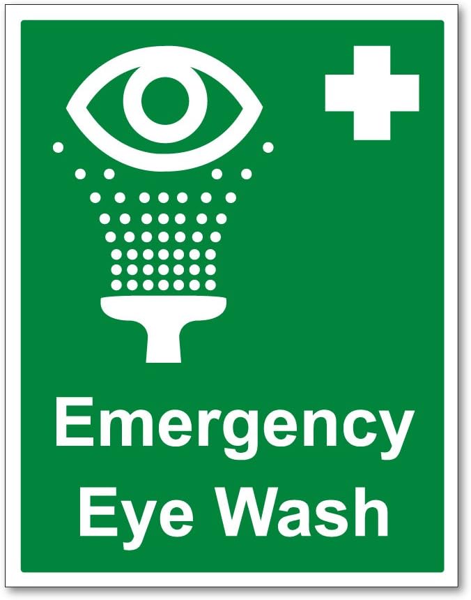 USSP&S Eye Wash Station Sticker/Self Adhesive Sign - First Aid, Box ...