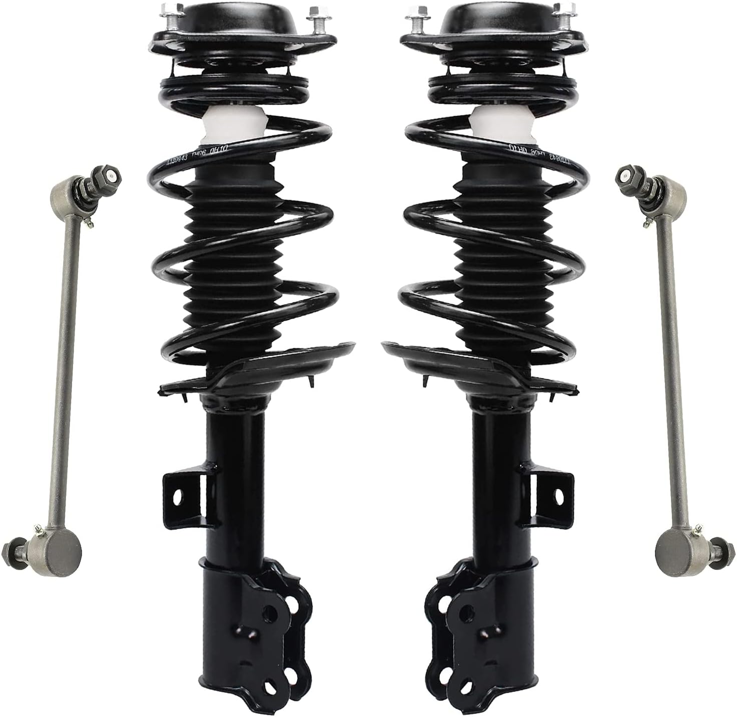 Amazon.com: Detroit Axle - Front Struts Sway Bars for 2011-2016 Hyundai ...