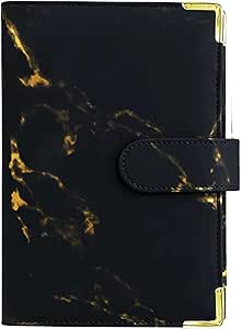 Classycoo läder A5-pärmar, 6 runda ringpärmar, anteckningsbokskydd ...