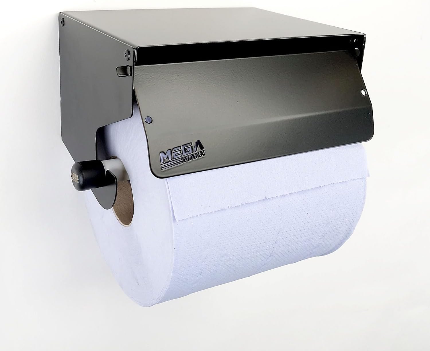 TR Home Solutions Blue Roll Holder Wall-Mounted Metal Paper Dispenser ...