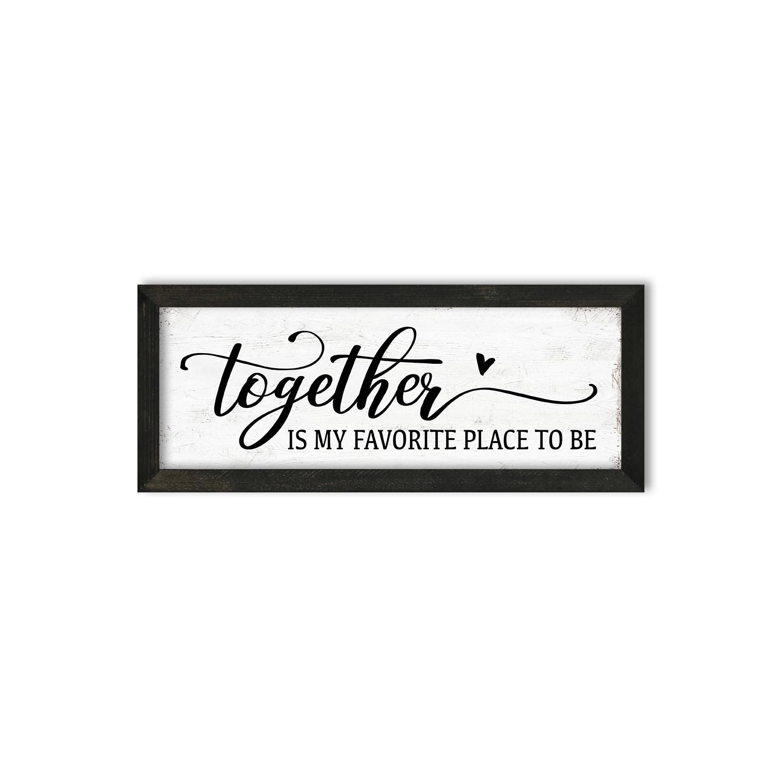 Amazon.com: Together is My Favorite Place to Be Wall Sign: Love Quotes ...