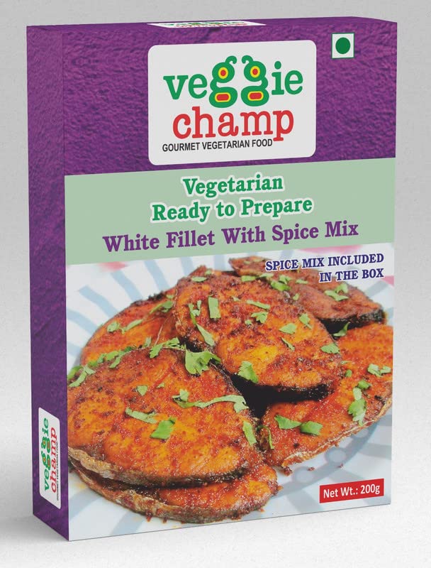 veggie champ Ready To Eat White Fillet With Spice Mix,Pure Vegetarian ...