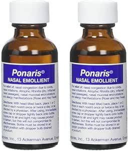 Ponaris Nasal Emollient 1 oz (Pack of 2) : Amazon.ca: Health & Personal ...