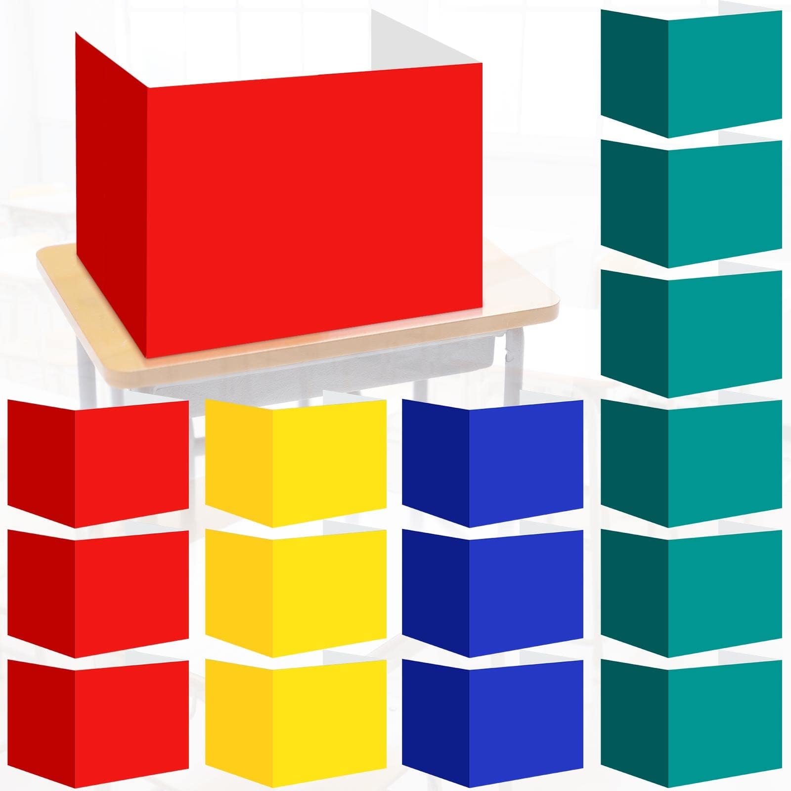 Amazon.com : Colarr 72 Pcs Privacy Folders for Students Desks Divider ...