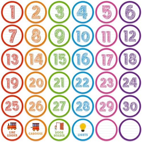 Amazon.com: PETCEE Classroom Line Up Spots - 4" Line up Spots for ...