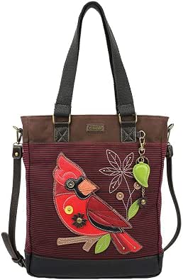 Amazon.com: Chala Cardinal Work Tote Shoulder Bag - Bird Lovers Gifts ...