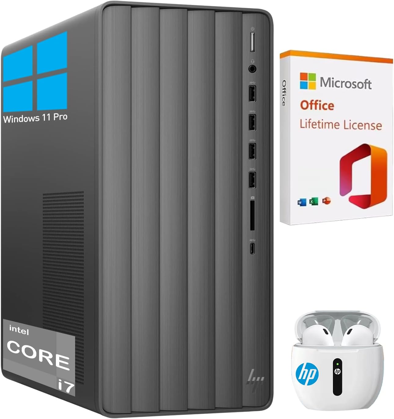 Amazon.com: HP Envy Desktop Computer Tower for Business and Gaming ...