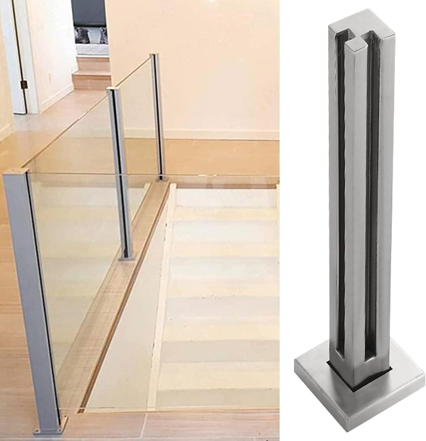 LXXW Glass Balustrade Post Glass Railing System Stainless Steel Glass ...