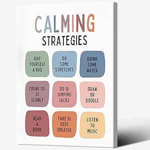 Amazon.com: Generic ADHD Emotional Self Regulation Autism Anxiety Wall ...