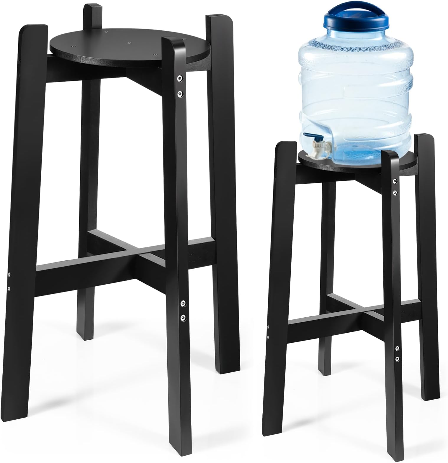 Amazon.com: Aquanation Floor Wood Stand Natural Varnish, 27" for Water ...