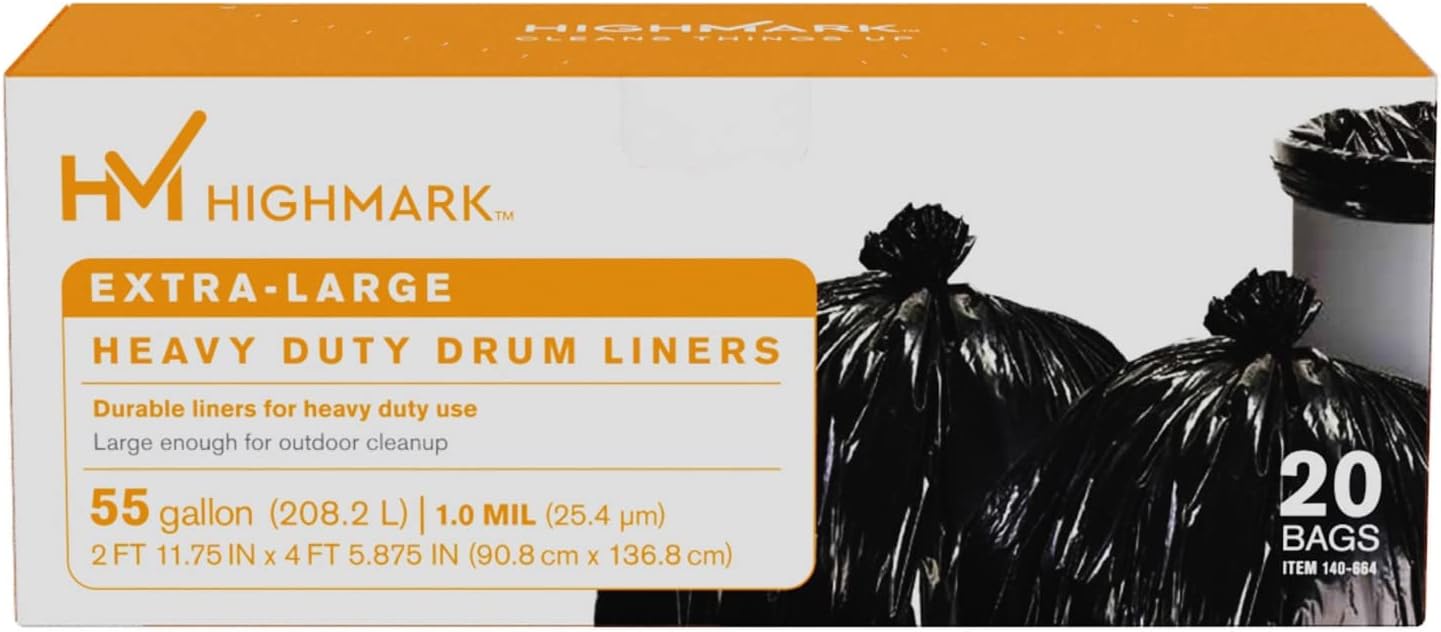 Amazon.com: Highmark Trash Bags, 13 Gallons, Box Of 200, DP09288 ...