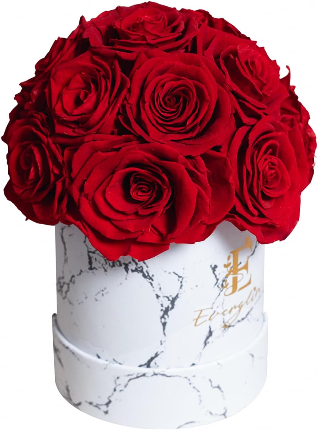 Amazon.com: lovenfold Preserved Roses in A Sparkly Rhinestone Box ...