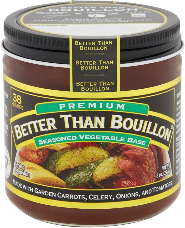 Amazon.com: Better Than Bouillon Seasoned Vegetable Base, 8 Ounce ...