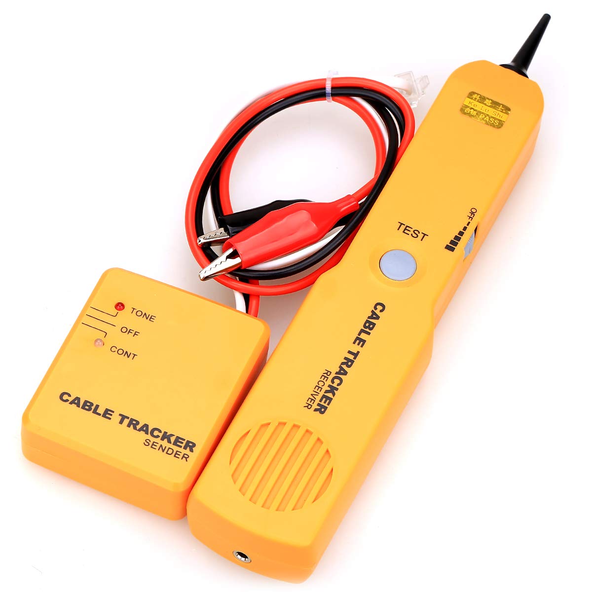 RJ11 Network Cable Tracker Line Finder Detector Tool （Yellow ...