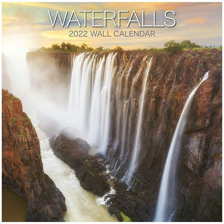 Amazon.com: Turner Licensing, Waterfalls 2022 Mini Wall Calendar SV ...