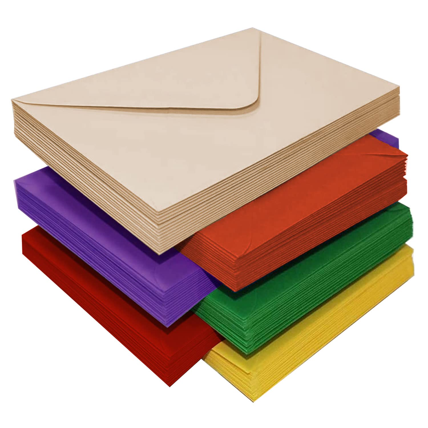 60 Pcs Small Envelopes, Multi Color Mini Envelopes Small Coloured ...