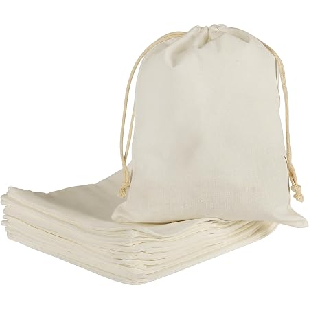 Amazon.com: Celestial Gifts Muslin Bags with Drawstring 10pcs - 8 x 10 ...