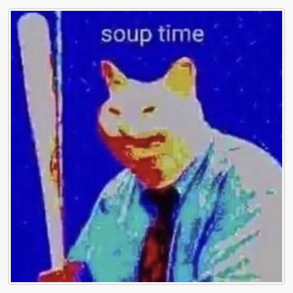 Amazon.com: Soup Time Sticker Vinyl Bumper Sticker Decal Waterproof 5 ...