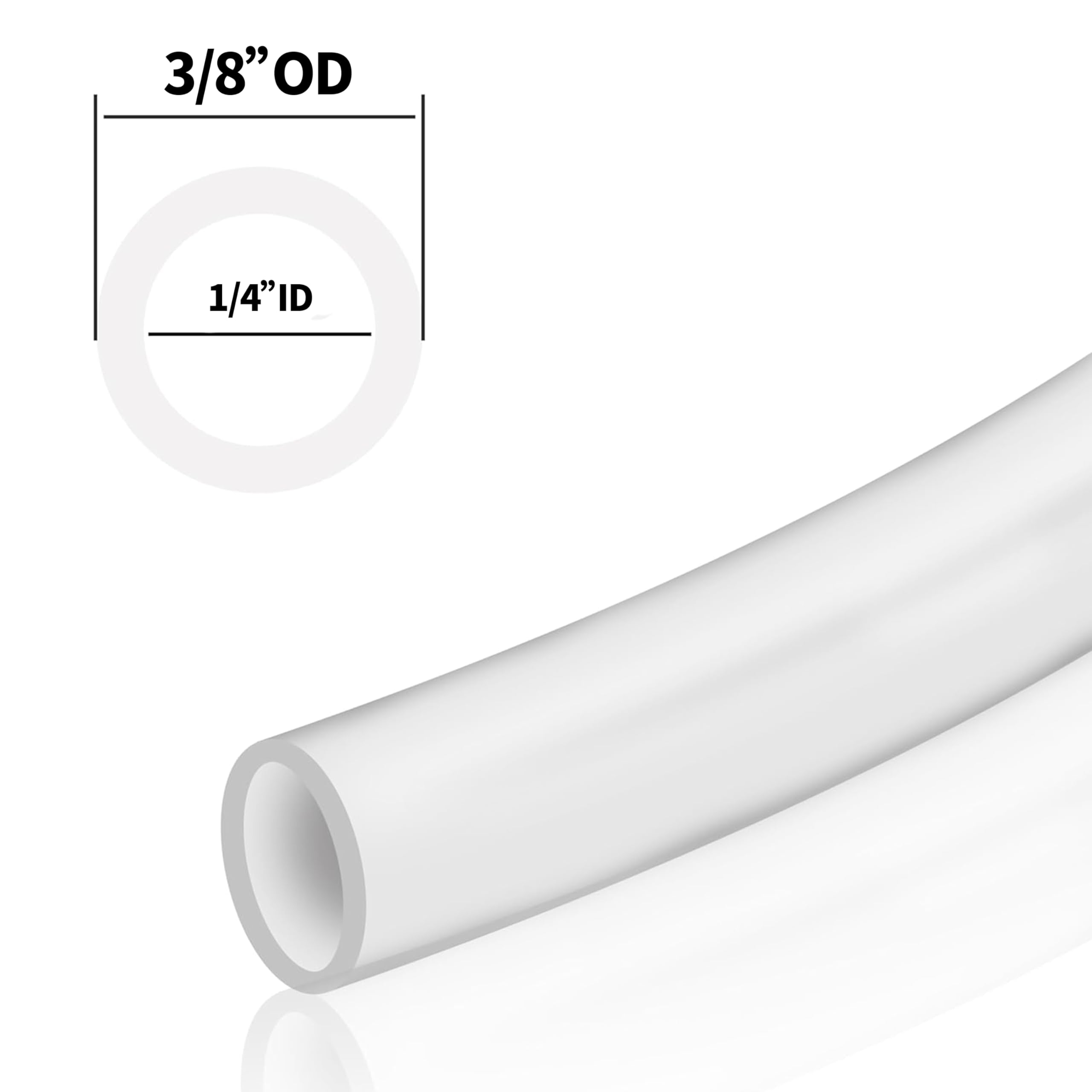 Snapklik.com : PNEUMATIC Clear Polyurethane Air Hose Pipe Tube 3/8 Inch ...