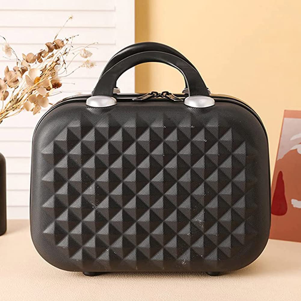 DONGSHUAI Makeup Box, Hard Shell Cosmetic Case for Travel Luggage ...
