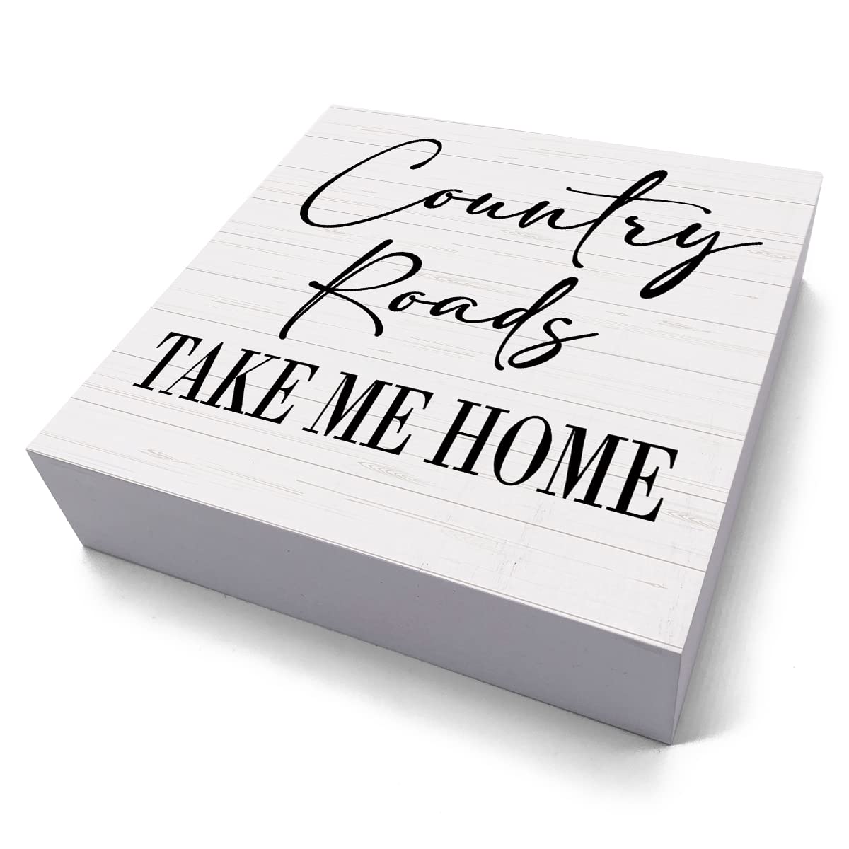 Snapklik.com : Country Home Farmhouse Sign Desk Decor Wooden Box Sign ...