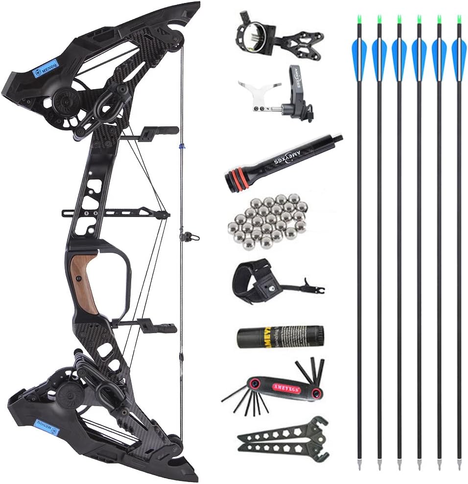Amazon.com : Archery Hunting Compound Bow Dual-Purpose Bow Catapult ...