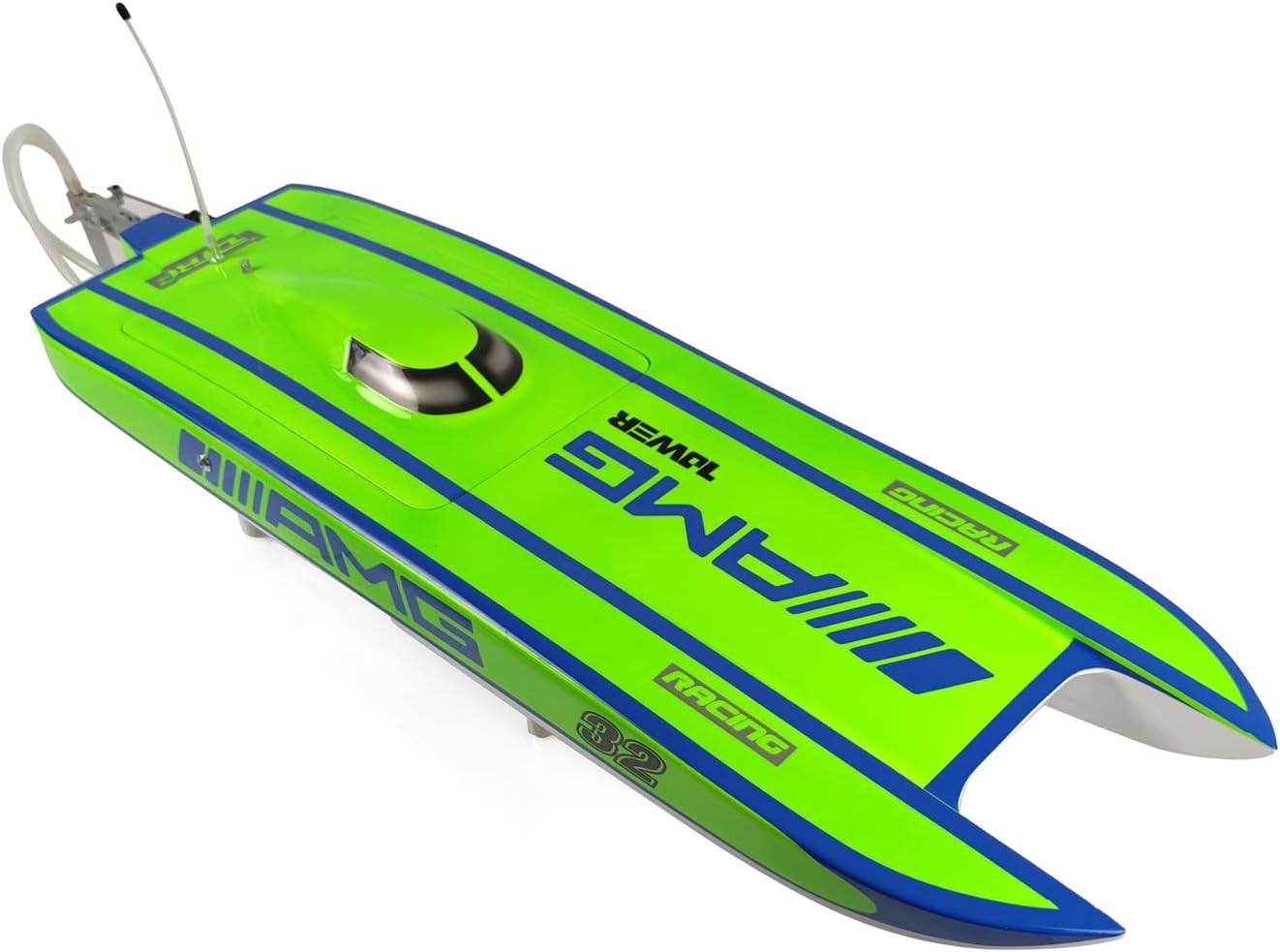 Amazon.com: wheelfun High Speed RC Boats E32 40-46MPH Fiber Glass ...