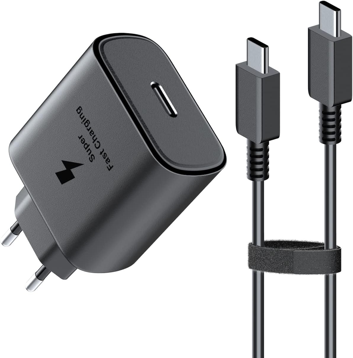 45W USB C Ladegerät mit Schnellladekabel für Samsung Galaxy S25 Ultra ...