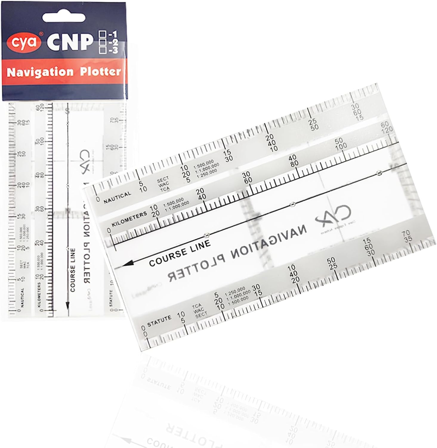 CYA Foldable Navigation Plotter Aviation, Flight Azimuth Plotter for ...