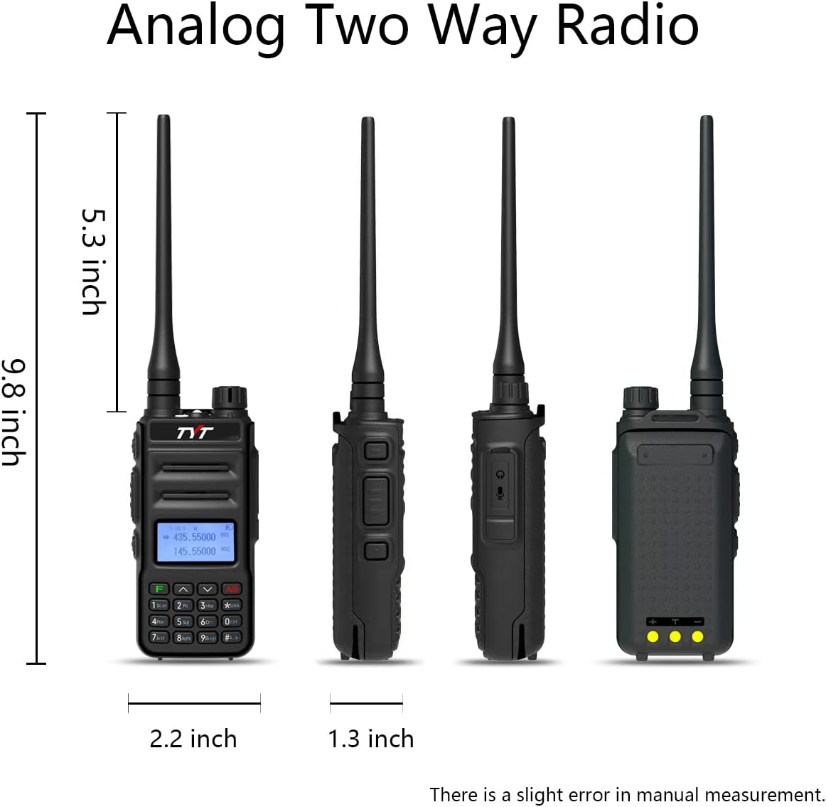 TYT TH-UV88 Ham Radio Handheld Two Way Radio Analog Amateur Dual Band ...