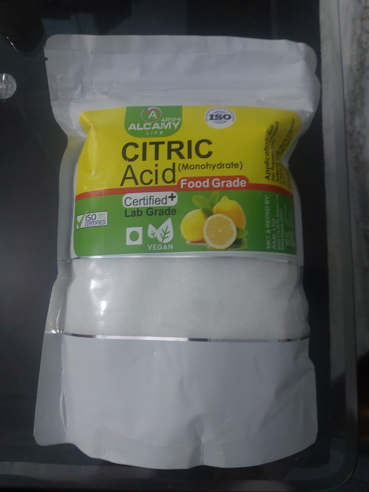 AAAL 100% Pure Citric Acid Crystals 1Kg | Nimbu Sat (Food Grade ...