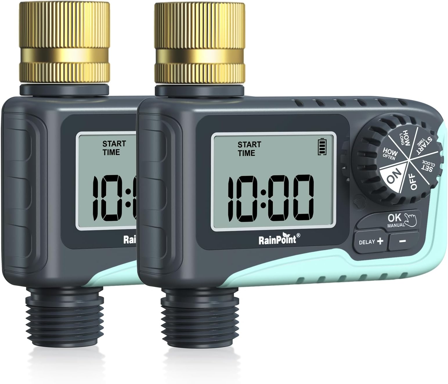 Amazon.com : RAINPOINT Sprinkler Timer, Programmable Water Timer for ...
