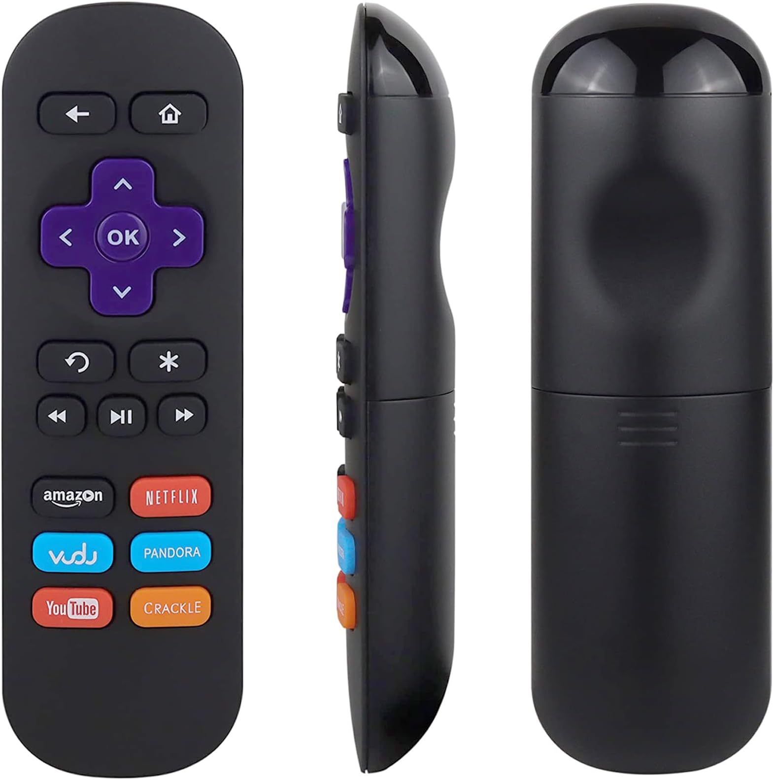 Roku Voice Remote (Oficial) para Reproductores, televisores Audio ...