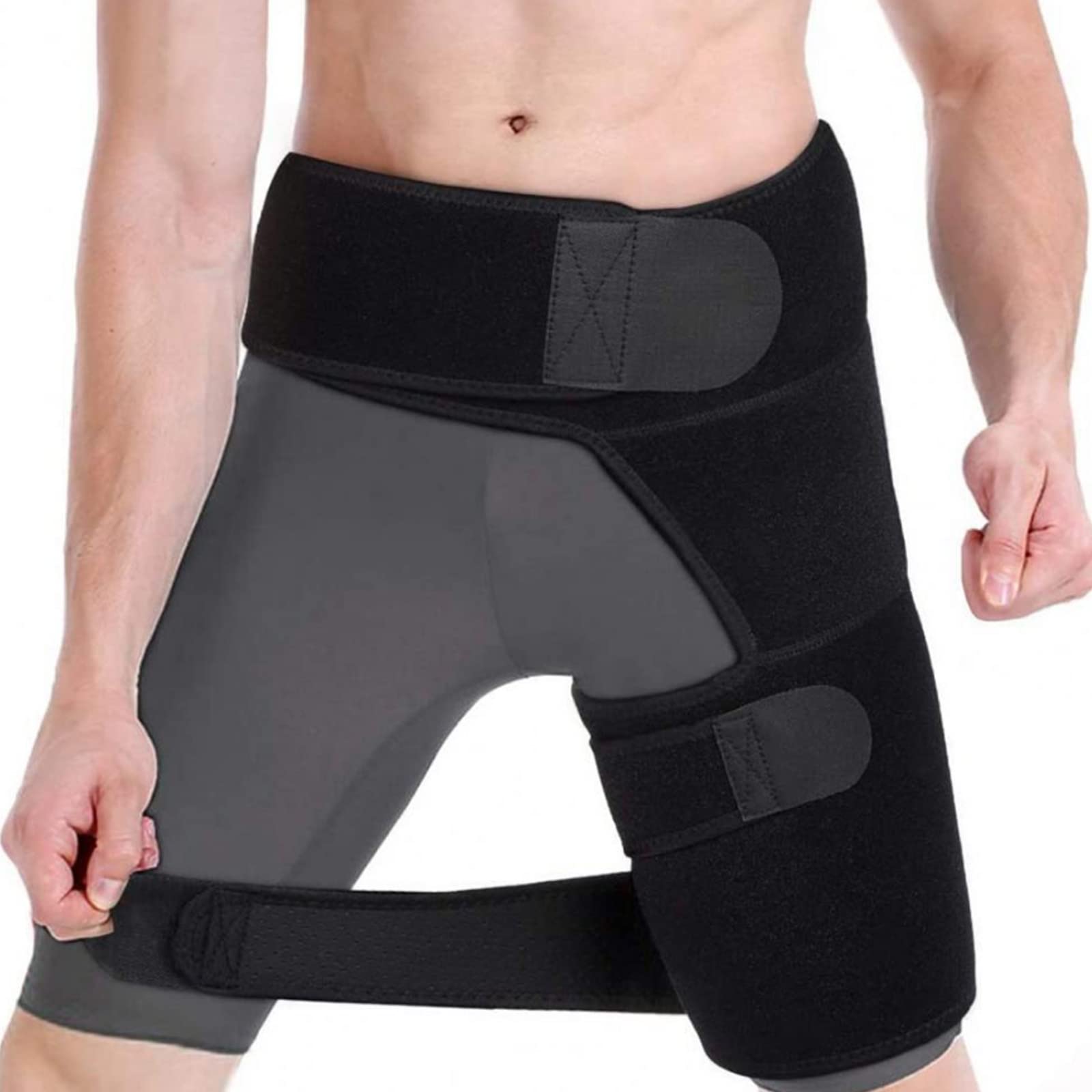 Buy Hip Brace Sciatica Pain Brace Thigh Hamstring Compression Support ...