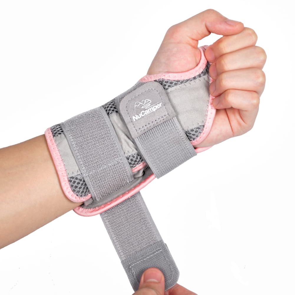 NuCamper Wrist Brace Carpal Tunnel Left Hand for Men Women,Wrist ...